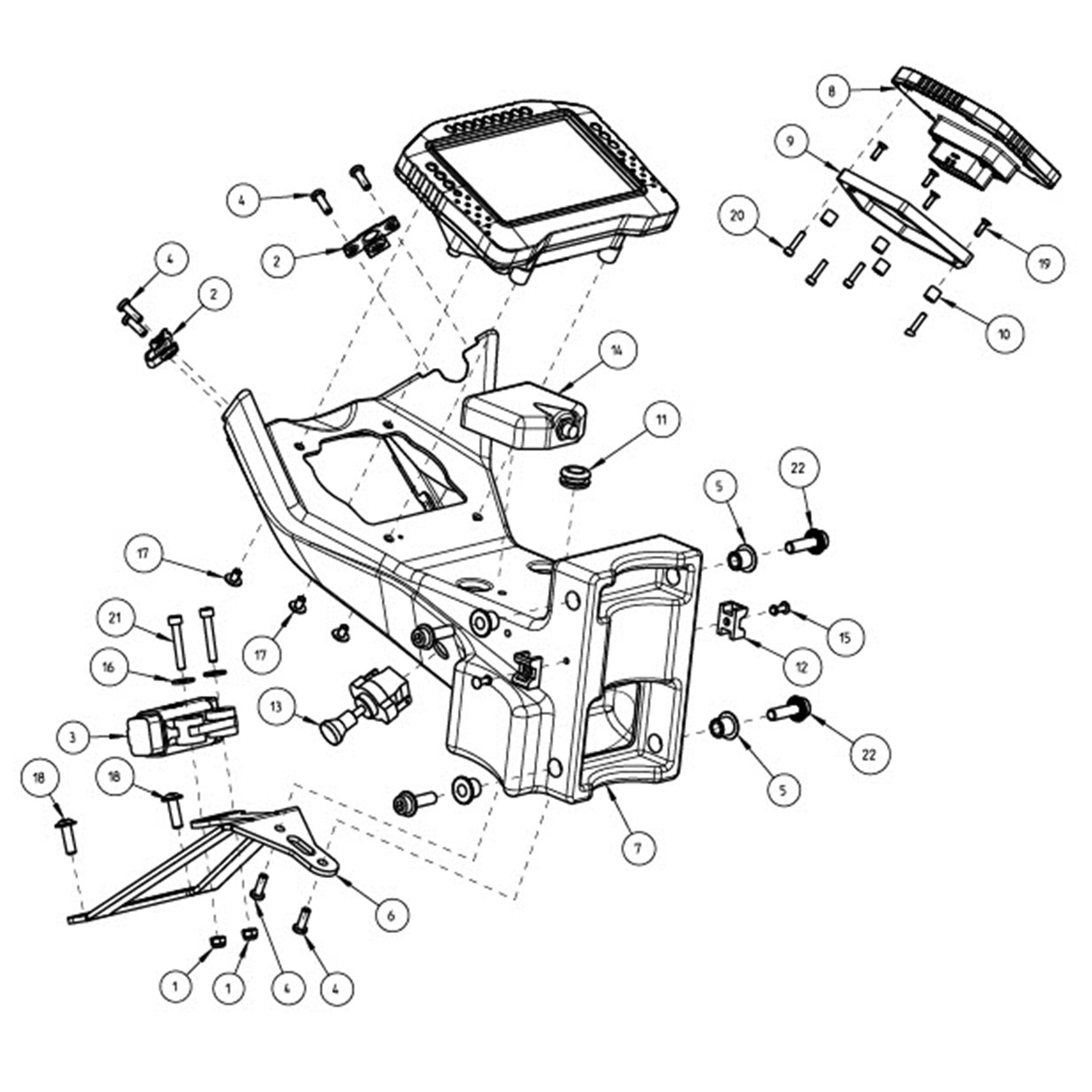 APX Dash Mount & Speedometer – Kramer Motorcycles Parts