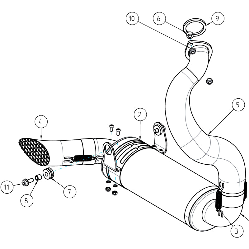 EVO2 R Exhaust – Kramer Motorcycles Parts