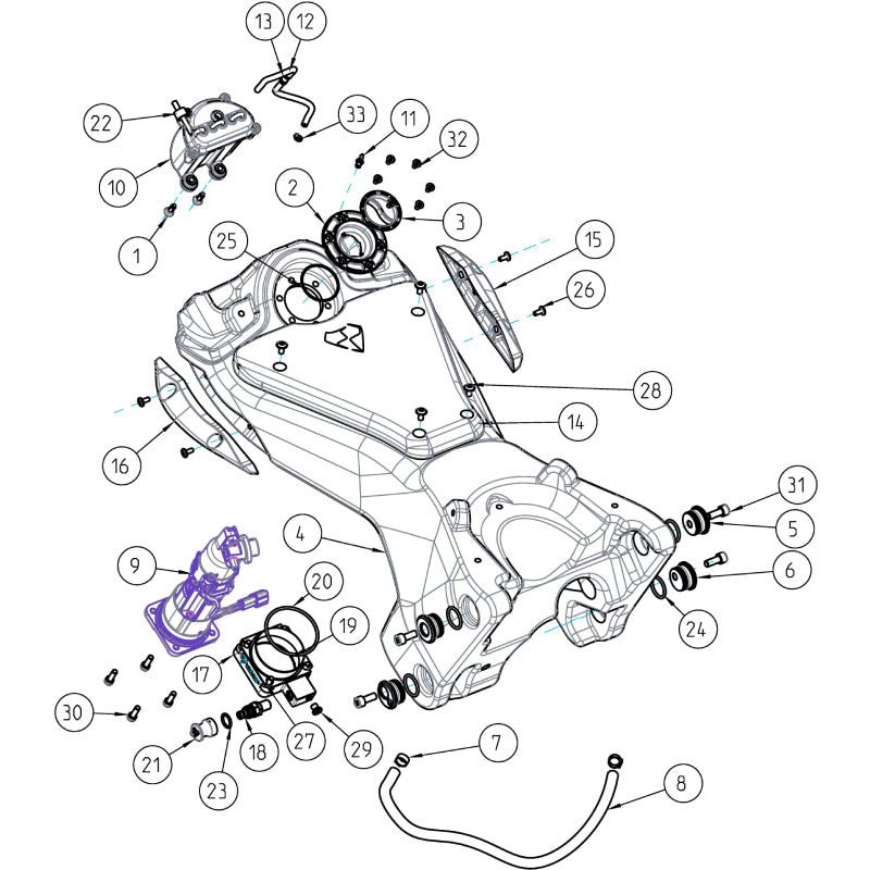 EVO2 R Tank – Kramer Motorcycles Parts